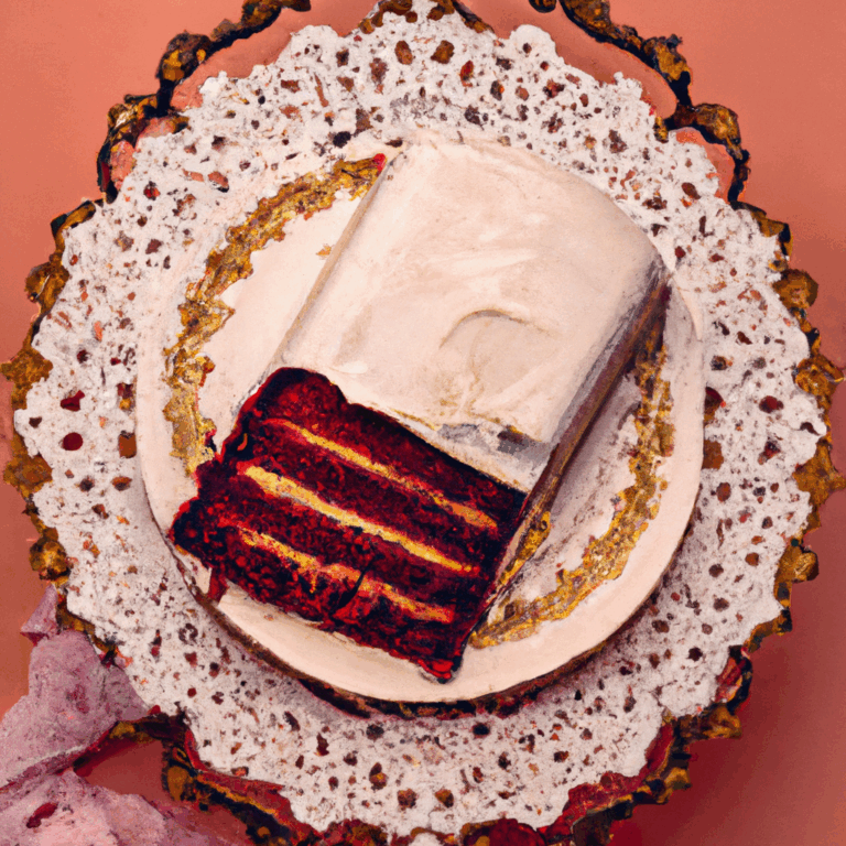 Victorian Lace Cake