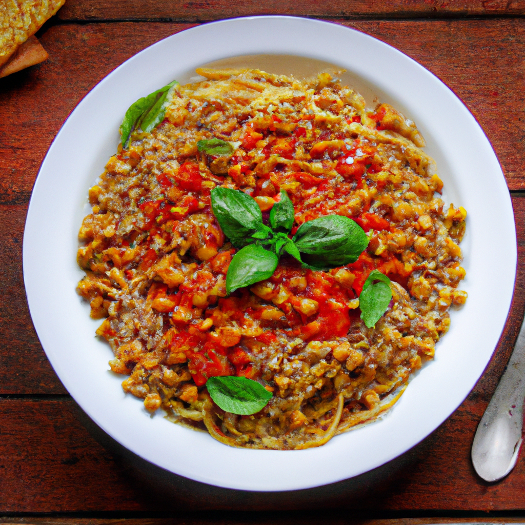 Lentil Spaghetti Sauce – Cozy Delicious