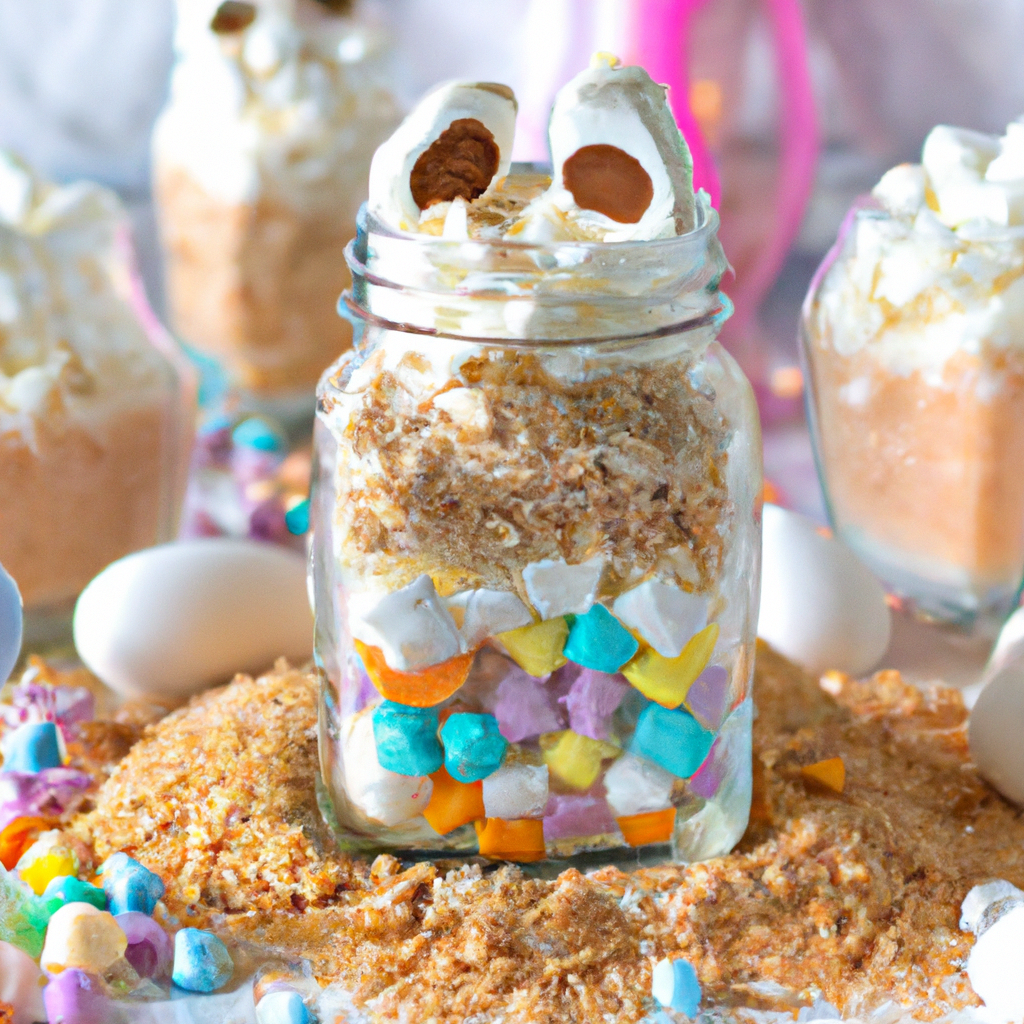 Easter Bunny Smores In A Jar – Cozy Delicious