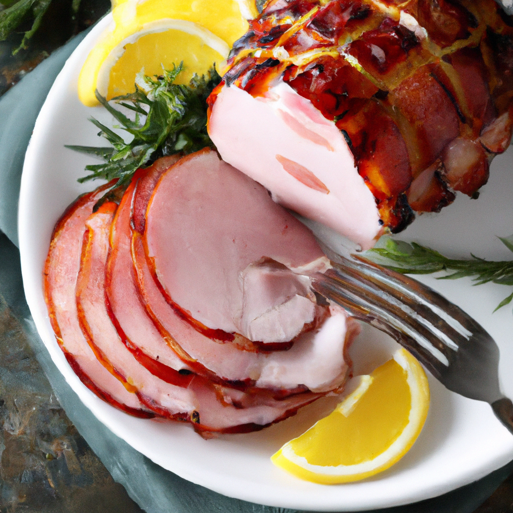 Oven Smoked Canned Ham – Cozy Delicious