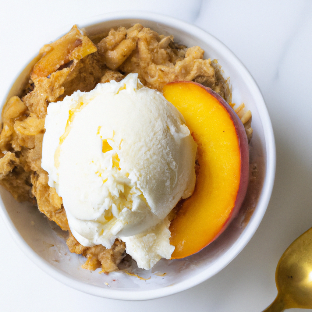 Peach Crisp – Cozy Delicious
