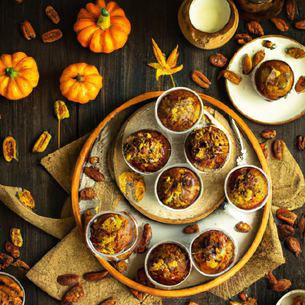 Praline Pumpkin Date Muffins – Cozy Delicious