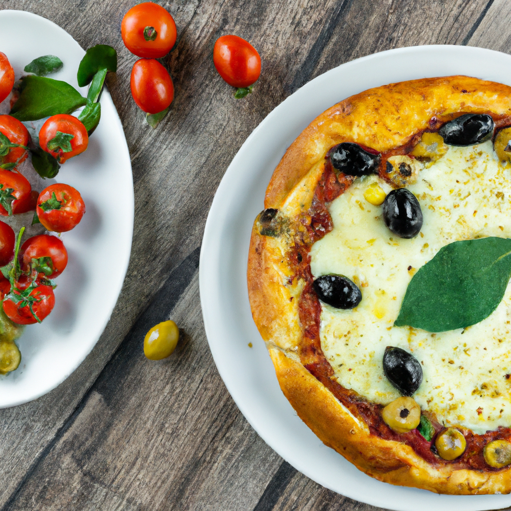 Sprouted Grain Bagel Garlic Daiya Cheese Pizza – Cozy Delicious