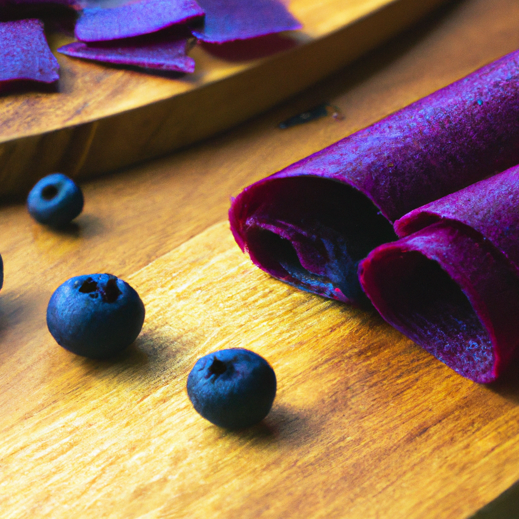 Blueberry Fruit Leather – Cozy Delicious