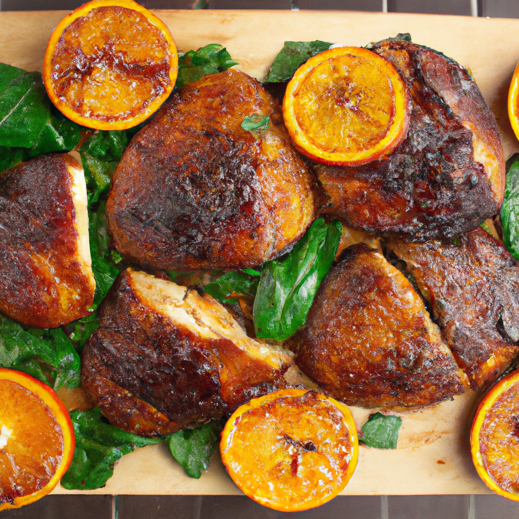 Cajun Orange Mopped Chops – Cozy Delicious
