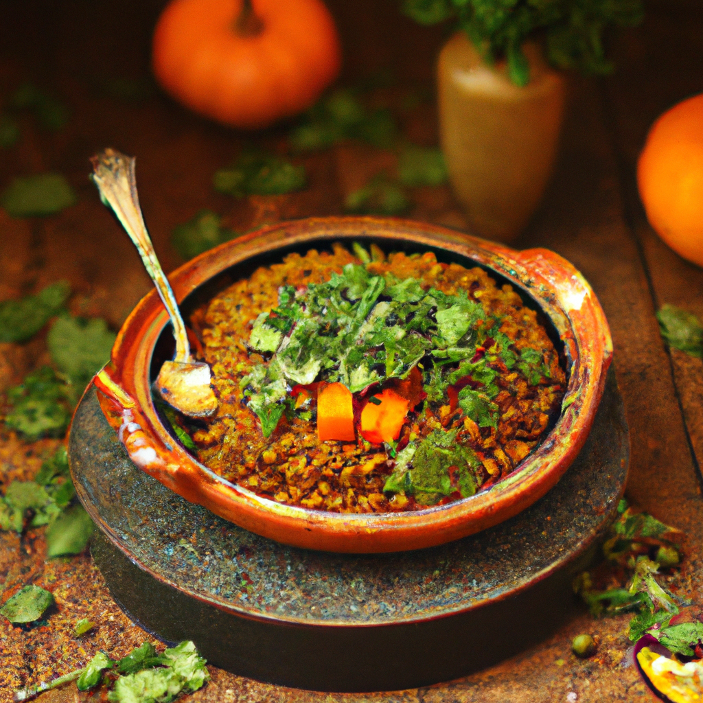 Moroccan Spiced Pumpkin And Lentil Tagine – Cozy Delicious