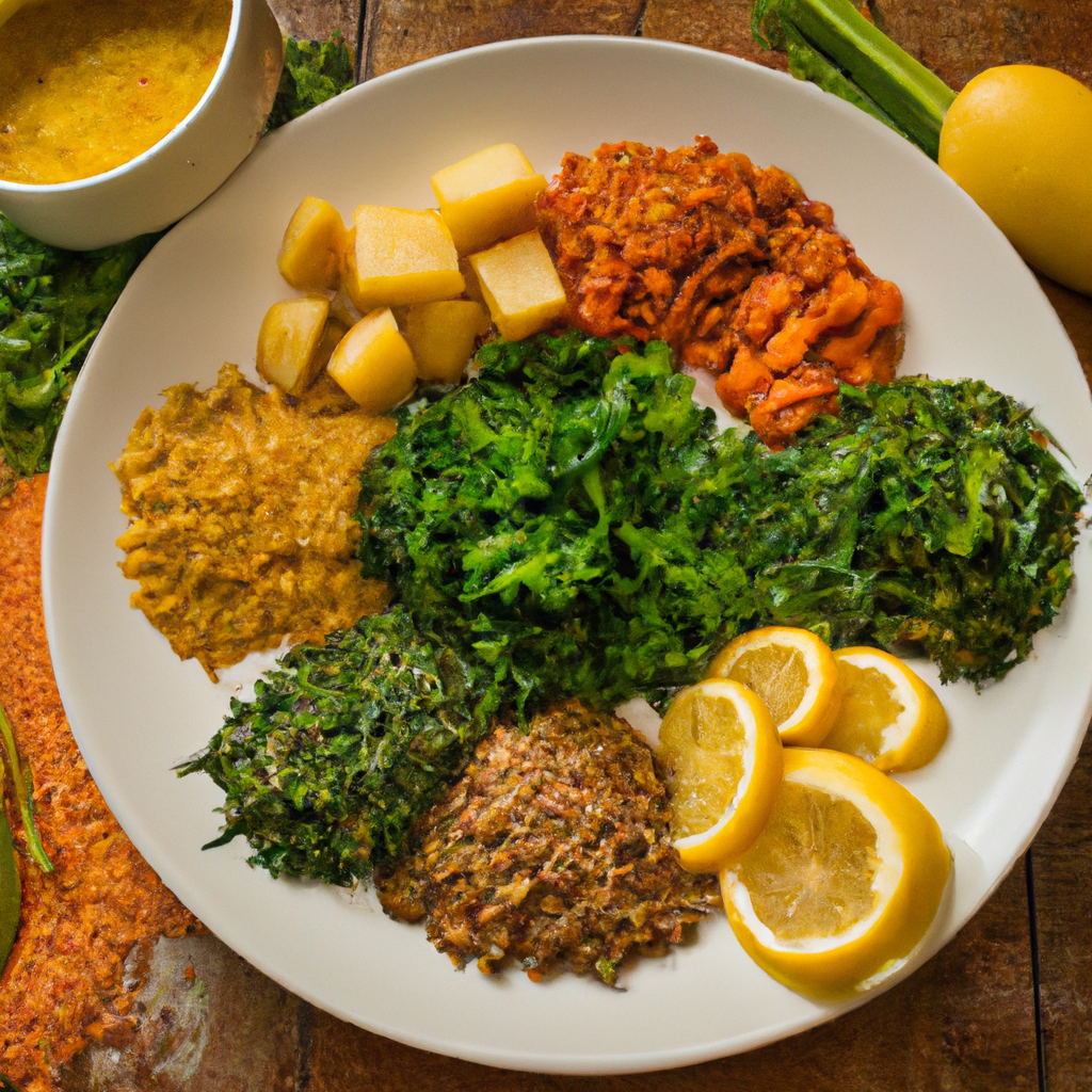Beyaynetu Ethiopian Vegetarian Platter – Cozy Delicious