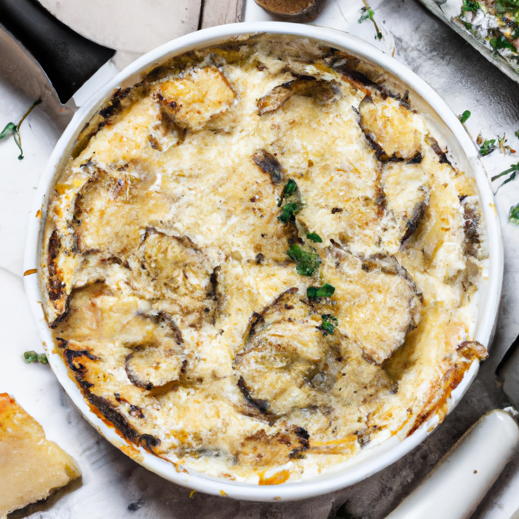 Truffled Mushroom And Cheese Gratin – Cozy Delicious