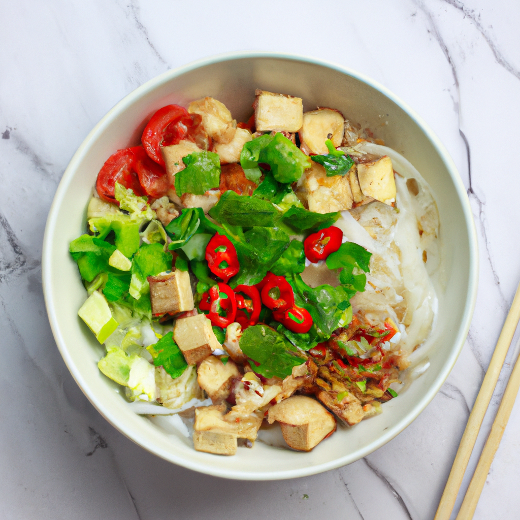 Lemongrass Tofu Vermicelli Bowl – Cozy Delicious