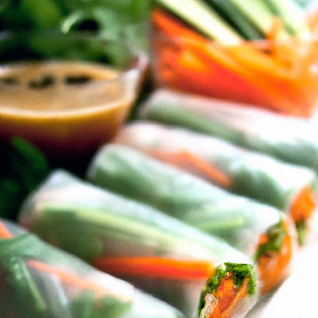 Vietnamese Lemon Grass Tofu Rice Paper Rolls – Cozy Delicious